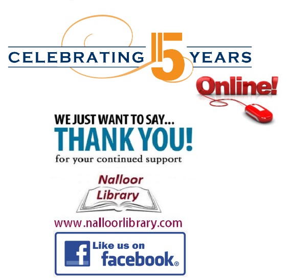 We are Five! Thank you for your support! | Nalloor Library